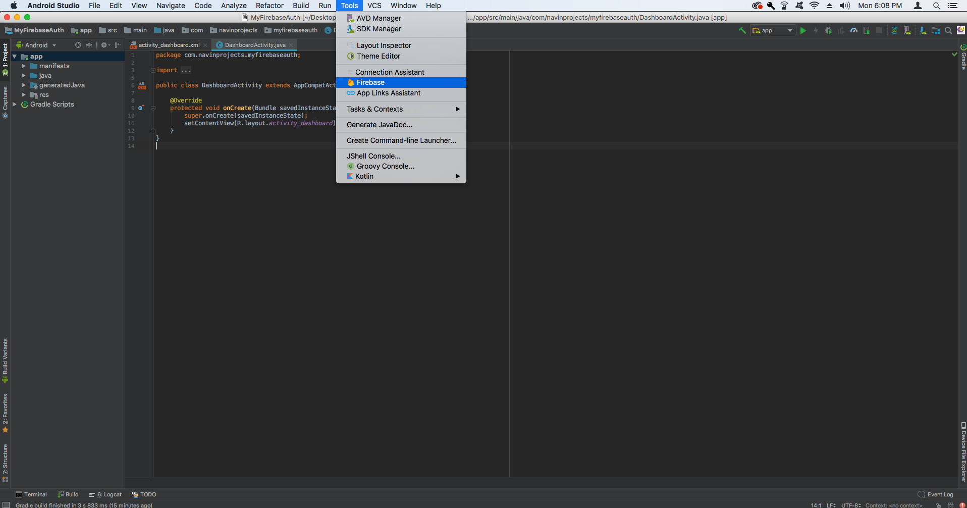 Firebase Setup in Android Studio - Codeneuron Technologies